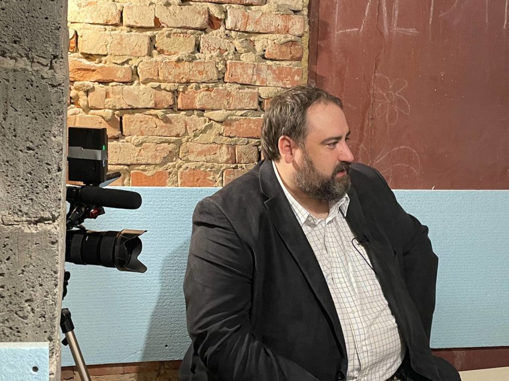 Talking in the shelter about what matters: Yevhen Hlibovytsky – Souspilnist Foundation